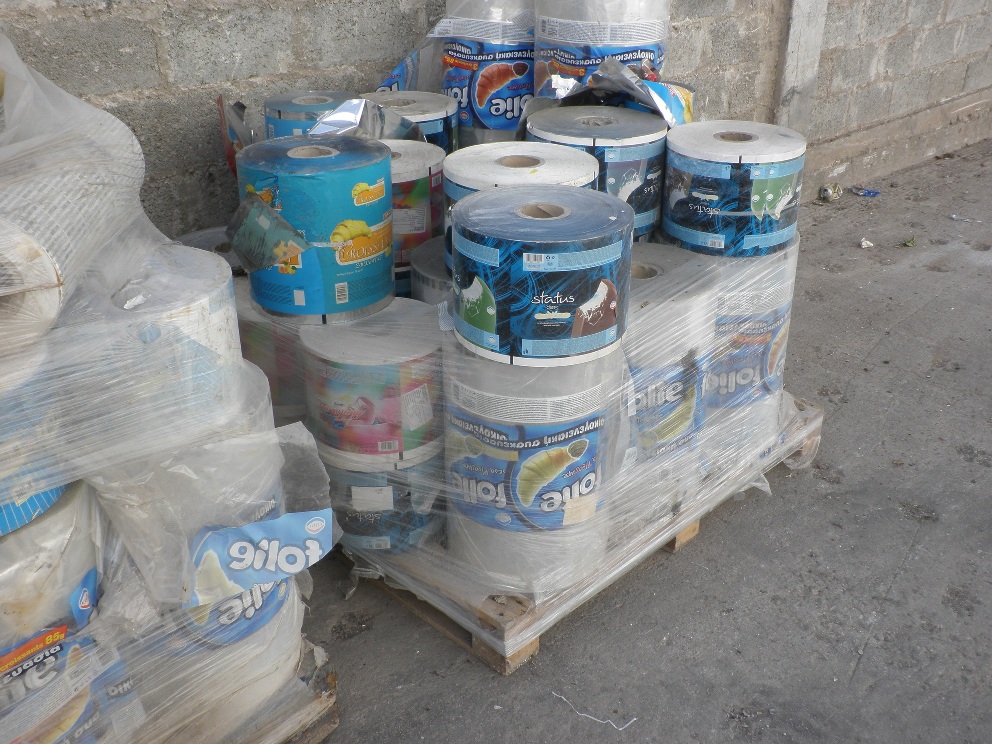 Mixed Printed Rolls - Plastic Scrap