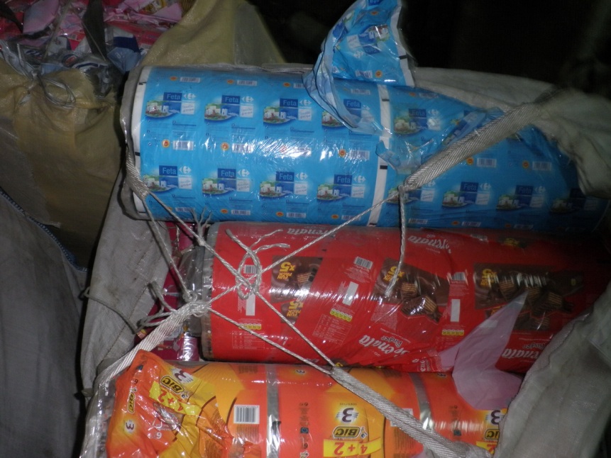 Mixed Printed Rolls - Plastic Scrap